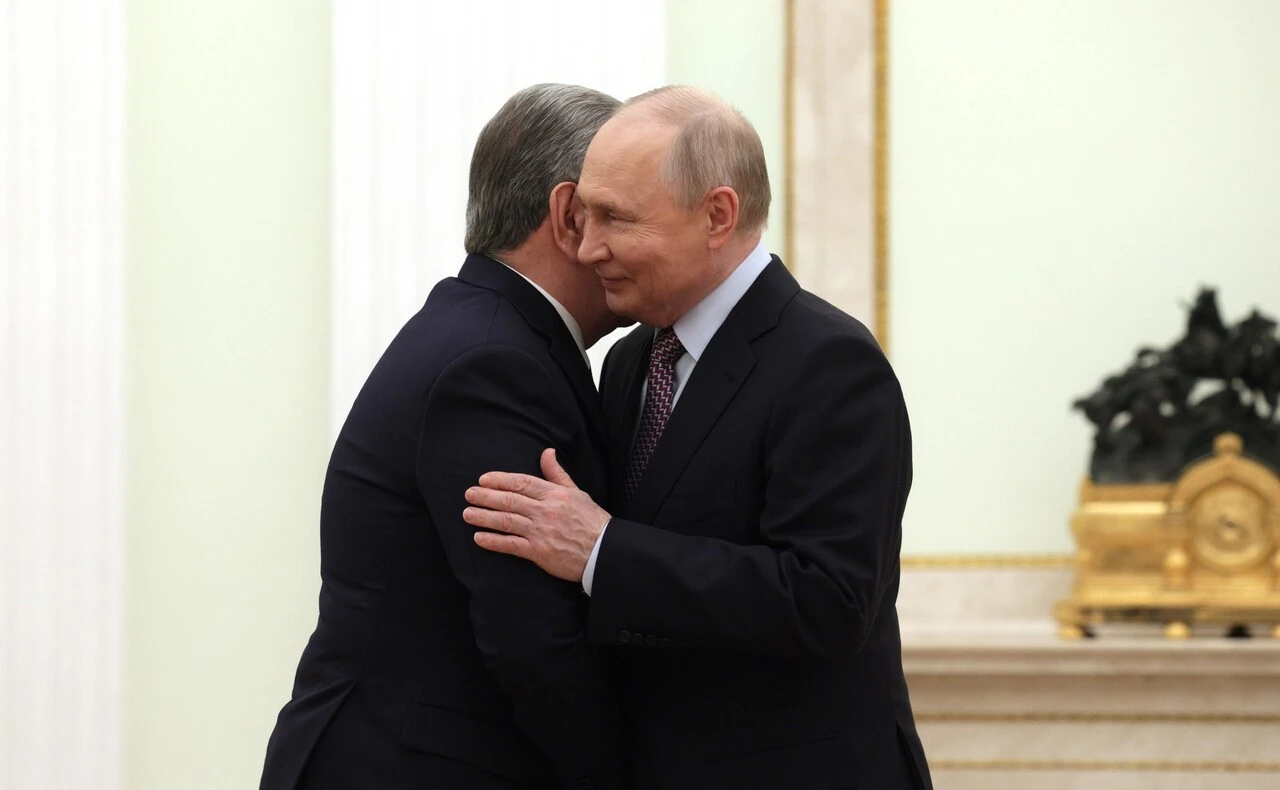 Mirziyoyev and Putin in the Kremlin emphasize “special” ties amid ...